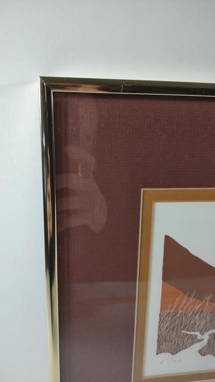 Frederick E. Allen | Frederick Allen Signed Flying Geese Print in Frame ...