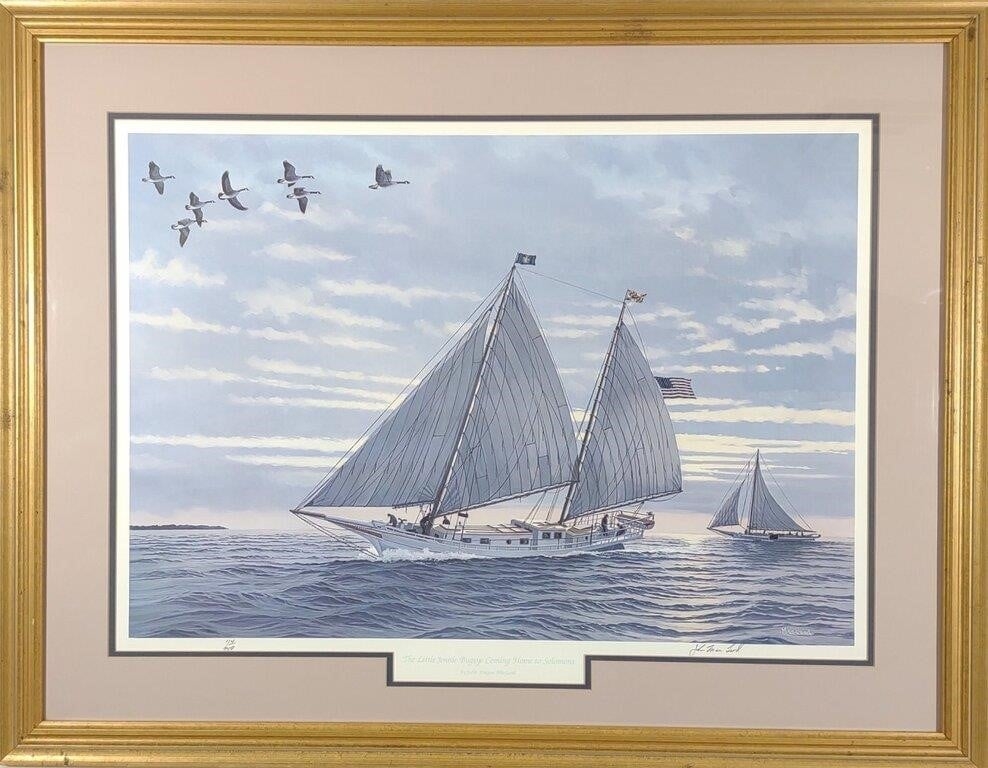 John MacLeod | John P. Macleod Signed Numbered Sailboat Print | MutualArt
