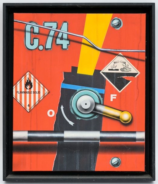 Peter Klasen | Flammable solid (1994) | MutualArt