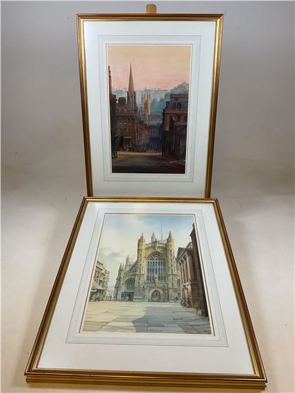 Kenneth Stanley Tadd | 'Bath Abbey from bottom of Landsdown Hill ...