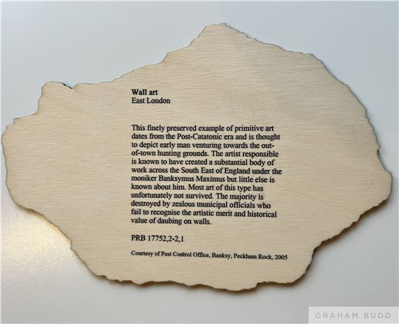 Banksy | Peckham Rock Postcard (2018) | MutualArt