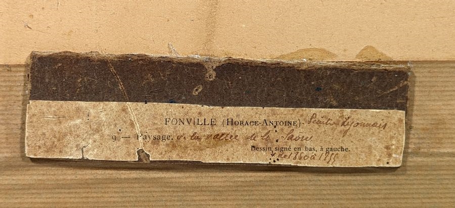 Horace Antoine Fonville | Paysage de la vallée de la Saône | MutualArt