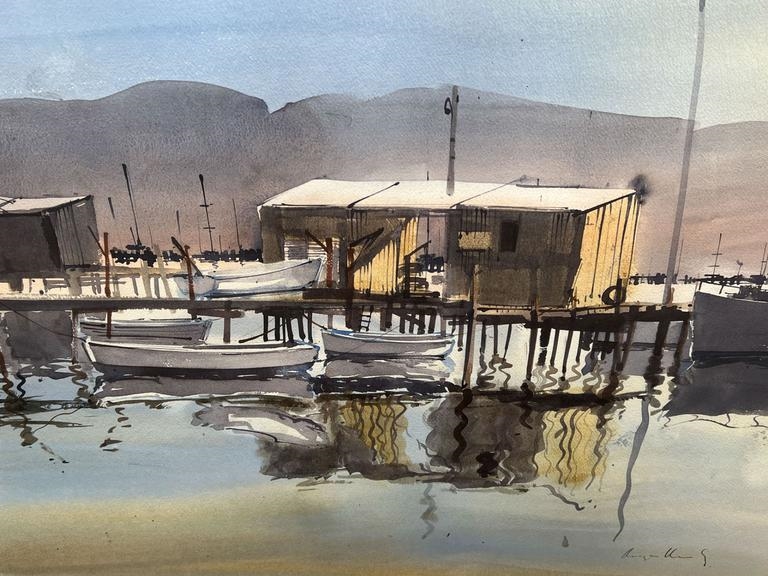 Roger Murphy | ROGER MURPHY WATERCOLOUR - KETTERING - SIGNED LOWER ...