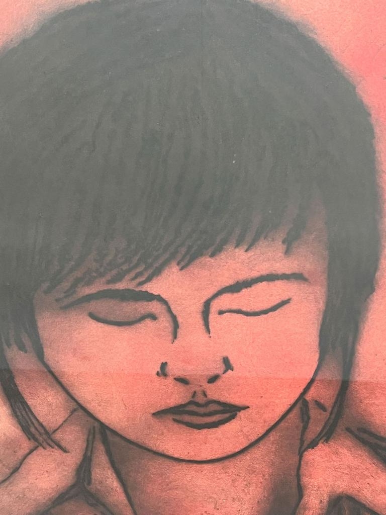 Barbie Kjar | BARBIE KJAR ETCHING - PORTRAIT - UNSIGNED - 76CM (H) X ...