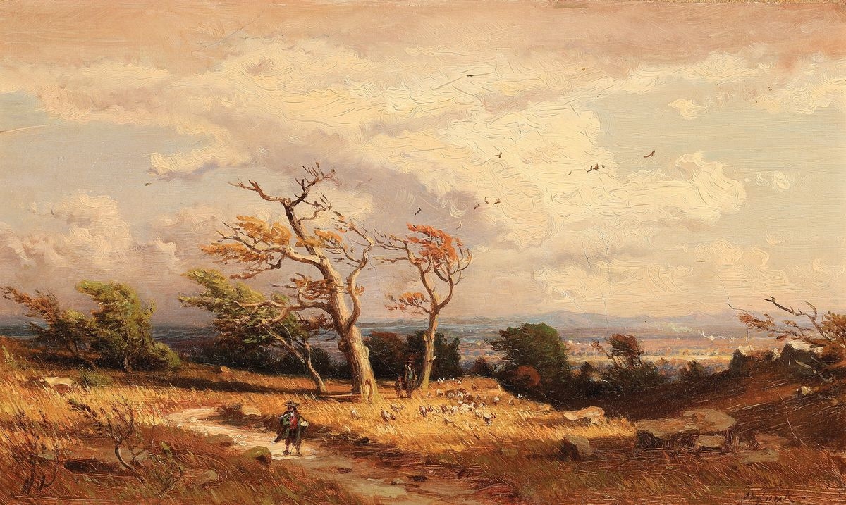 Heinrich Funk | Upcoming thunderstorm in the Eifel | MutualArt