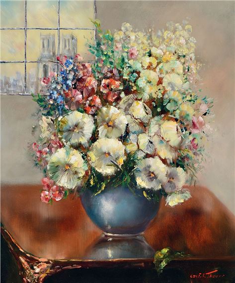 Friedrich Karl Thauer | Still life with flowers | MutualArt