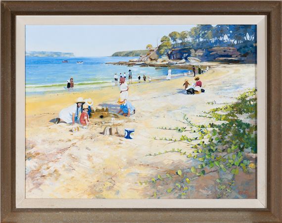 Phillip R. Pomroy | Playing Sandcastles at Balmoral (1995) | MutualArt