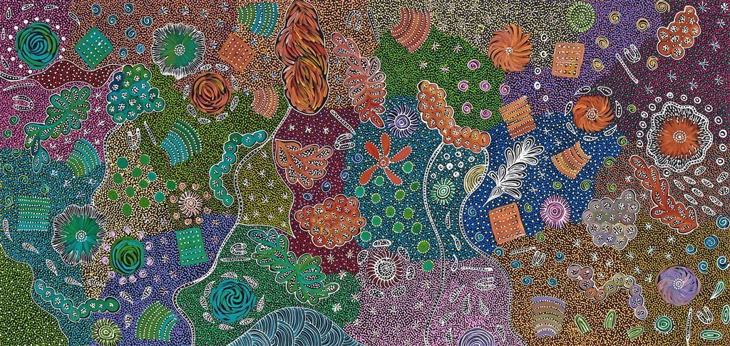 Janet Golder Kngwarreye | Yam Dreaming | MutualArt
