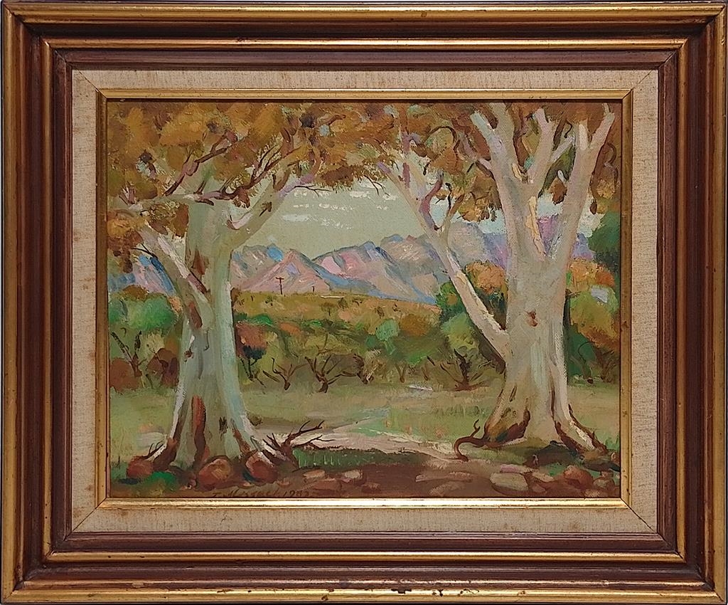 Timothy Messack | Landscape through Gum Trees (1983) | MutualArt