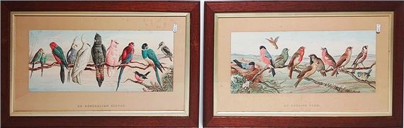 Henry Barnabus Bright | Two framed copies of original works by Harry ...