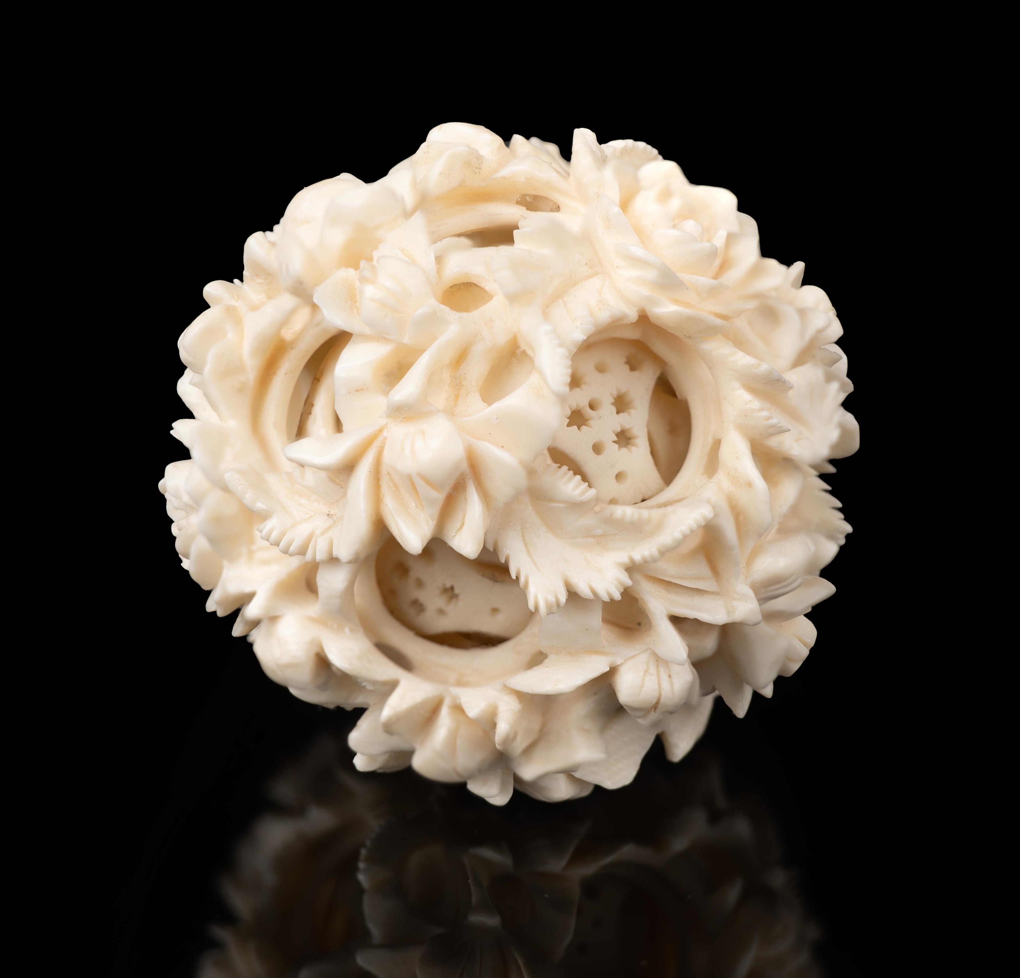 Chinese School, 19th Century | Ivory Puzzle Ball (Early 20th Century ...