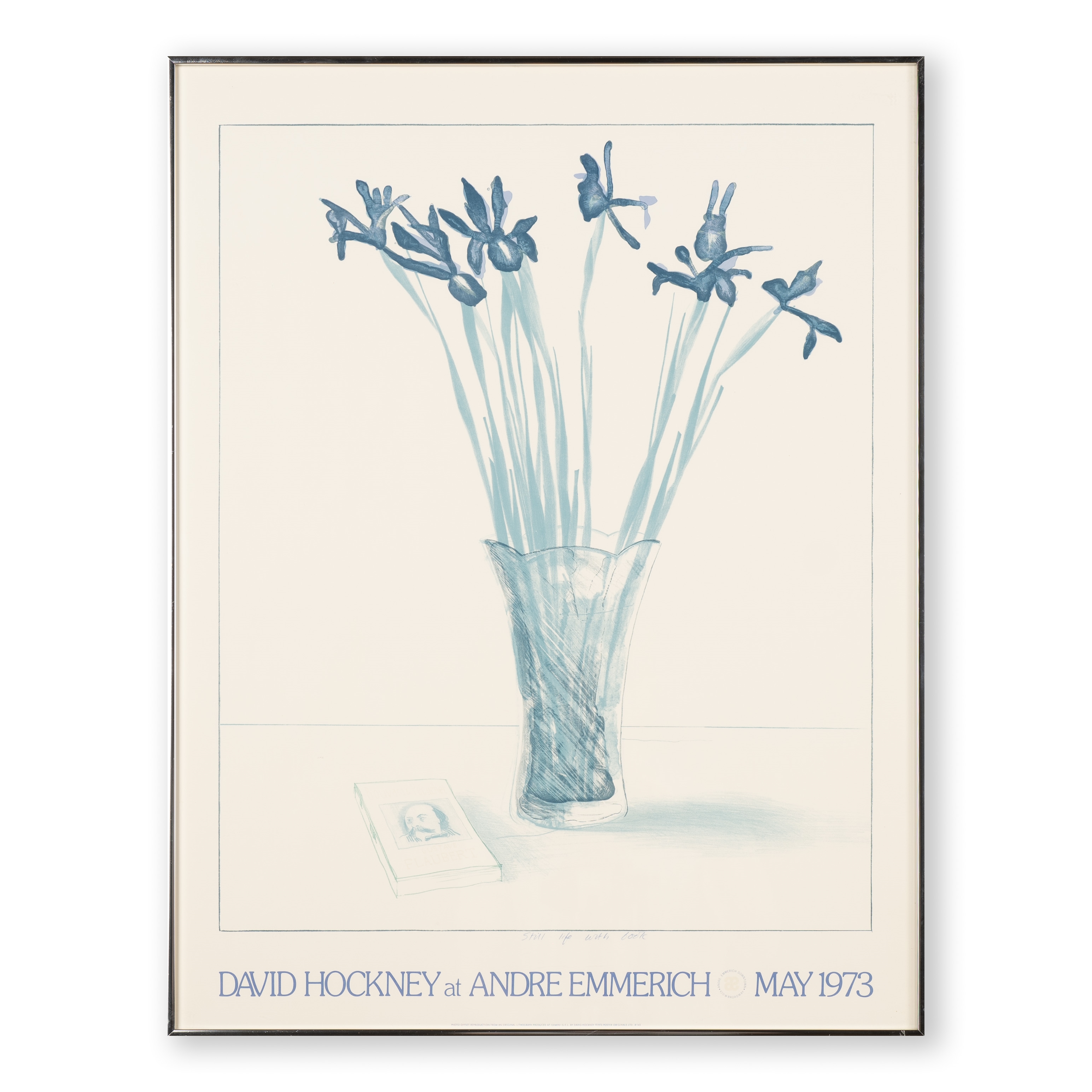 David Hockney | David Hockney May 1973 Exhibition Poster (1973) | MutualArt