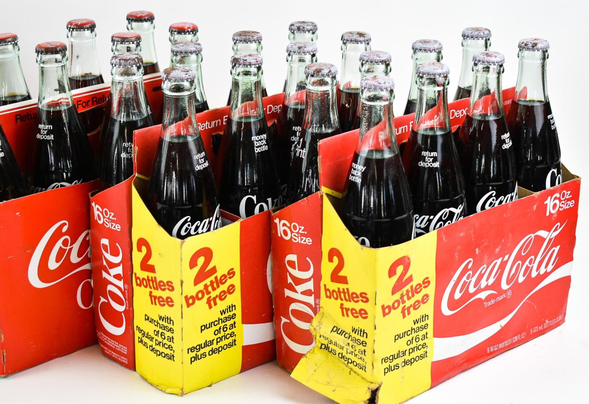 Coca Cola | COCA COLA 8-PACK GLASS BOTTLES | MutualArt