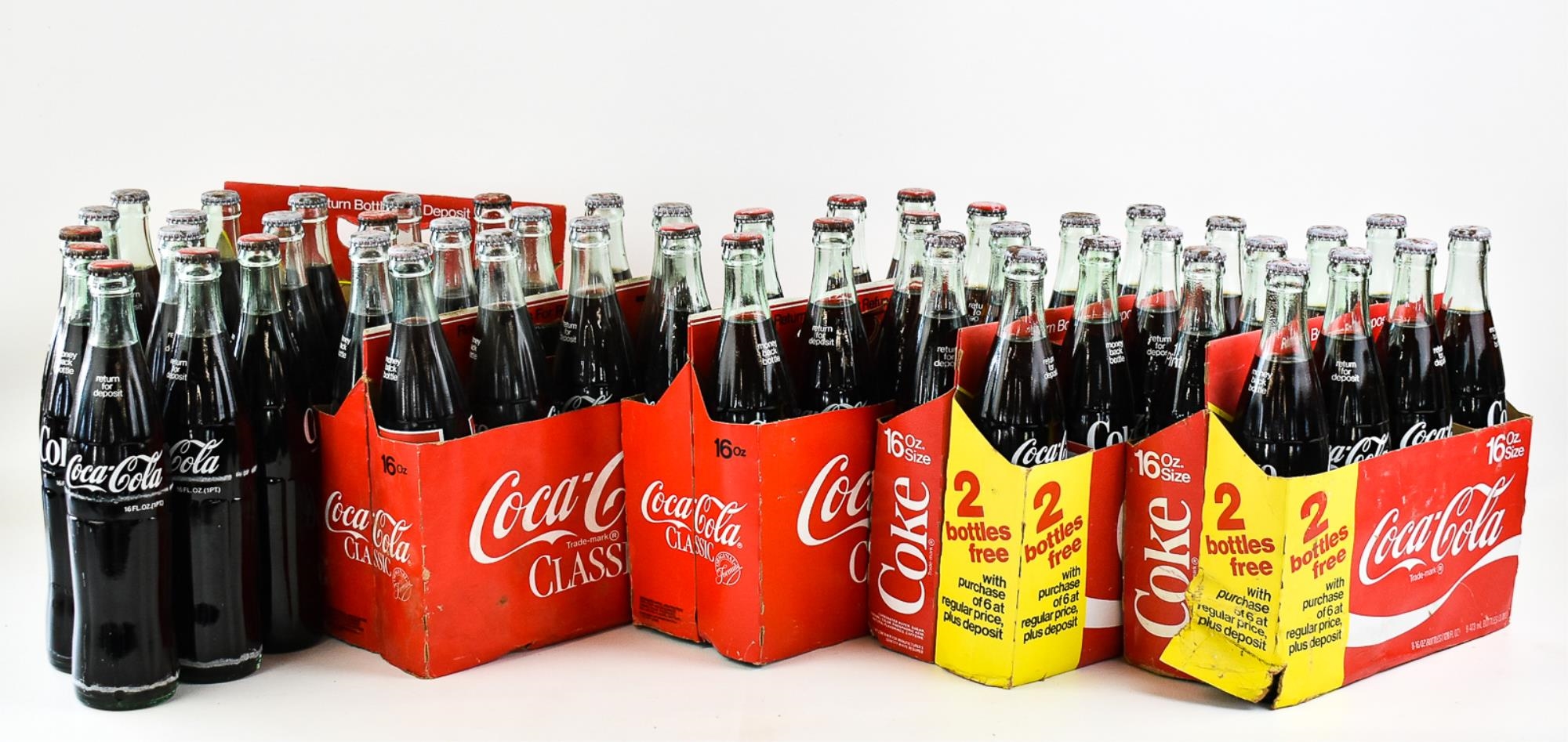 Coca Cola | COCA COLA 8-PACK GLASS BOTTLES | MutualArt