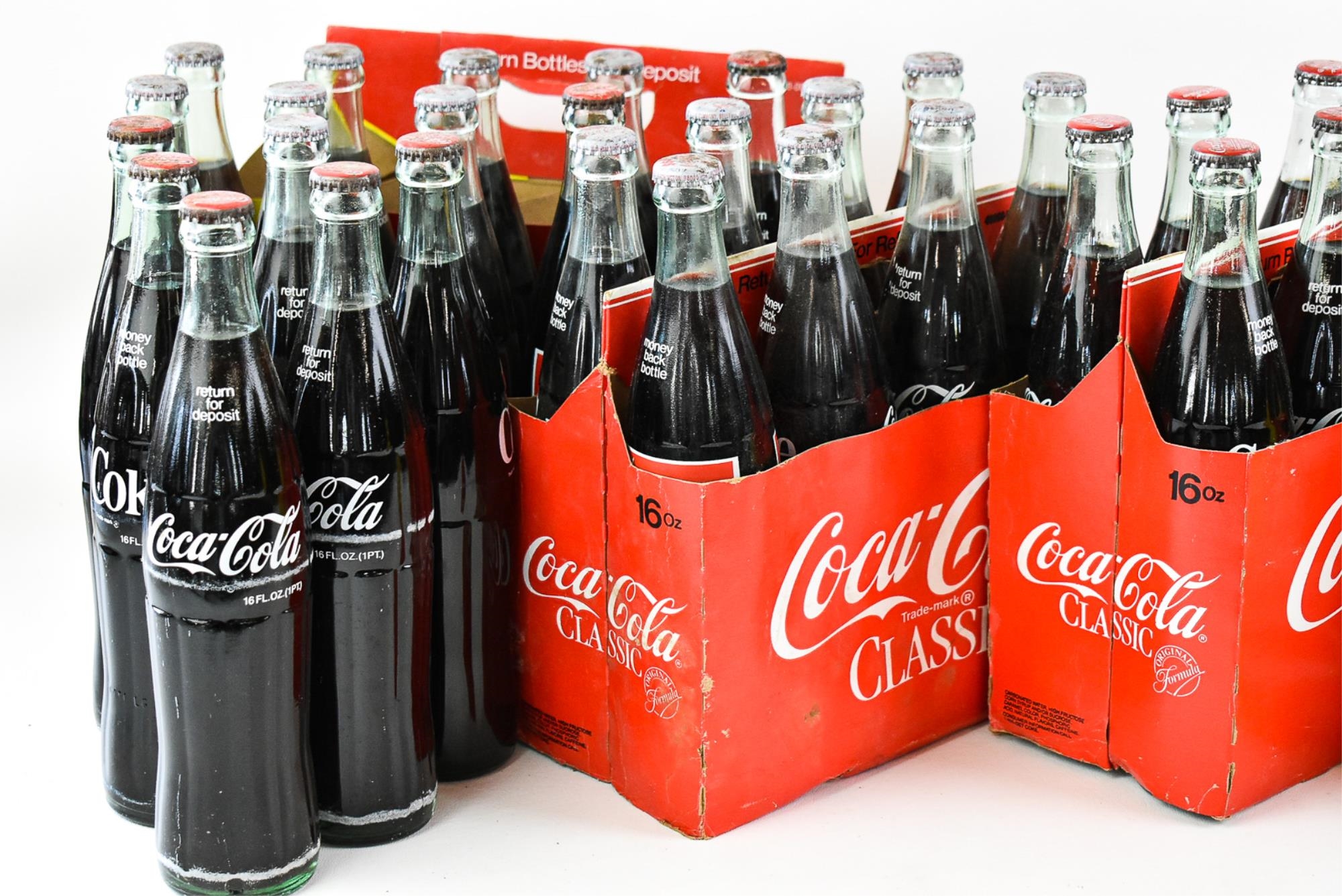 Coca Cola | COCA COLA 8-PACK GLASS BOTTLES | MutualArt