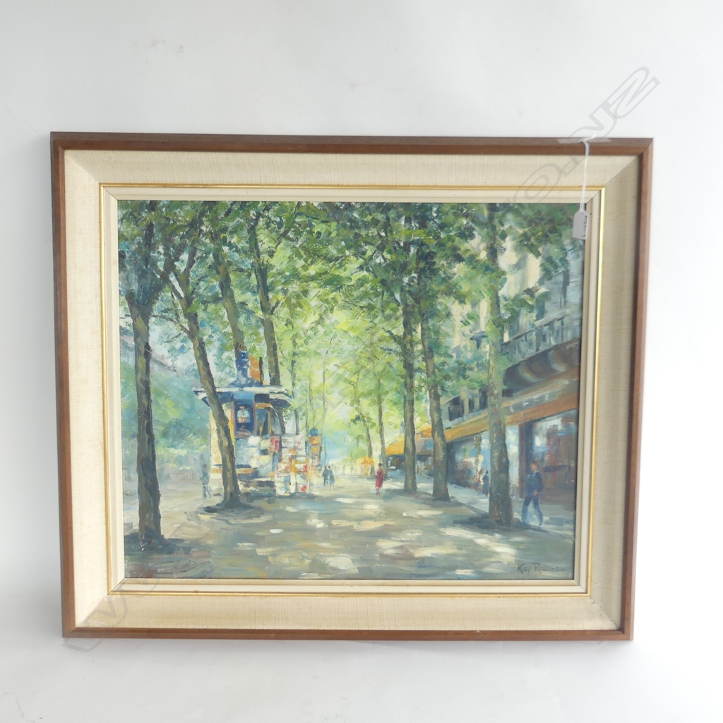 Kay Robson | KAY ROBSON LEAFY STREET SCENE | MutualArt