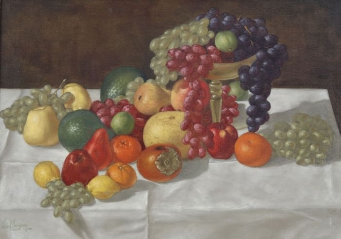 John Dempsey | Still Life with Fruit and Compote (Circa 1962) | MutualArt