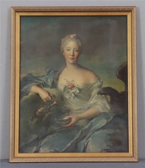 Jean-Marc Nattier | Madame Le Fevre de Caumartin as Hebe | MutualArt