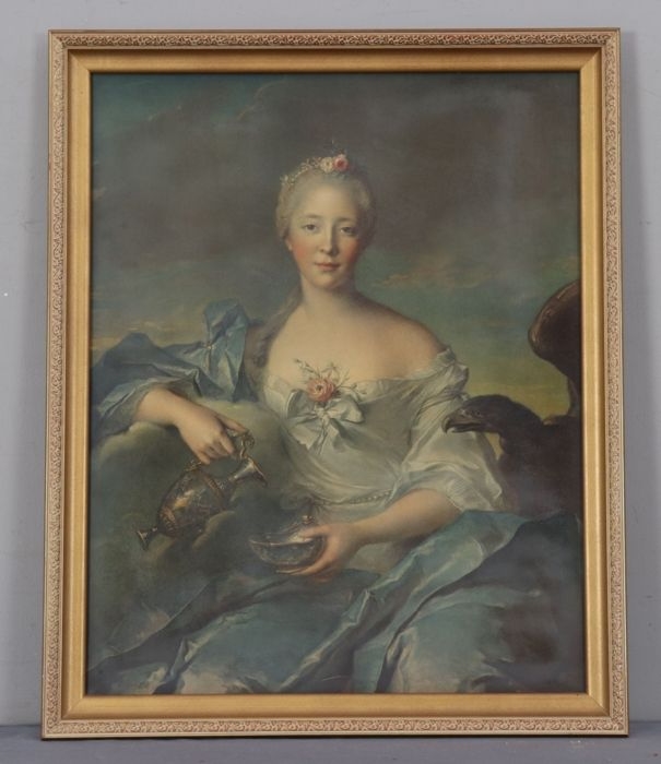 Jean-Marc Nattier | Madame Le Fevre de Caumartin as Hebe | MutualArt