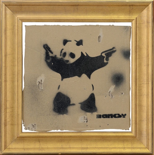 Banksy | Panda with guns (2015) | MutualArt