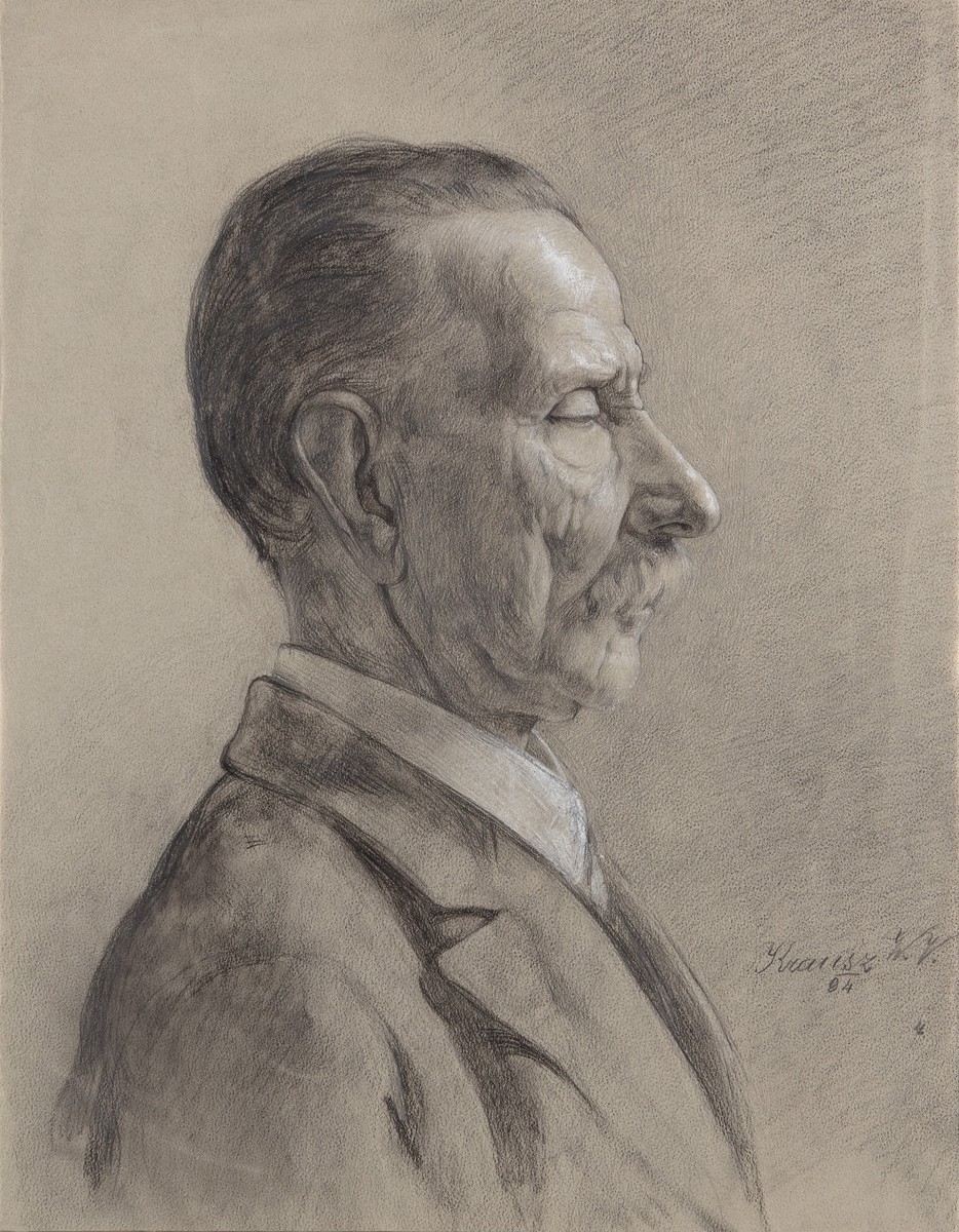 Wilhelm Victor Krausz | Portrét starého muže (1894) | MutualArt
