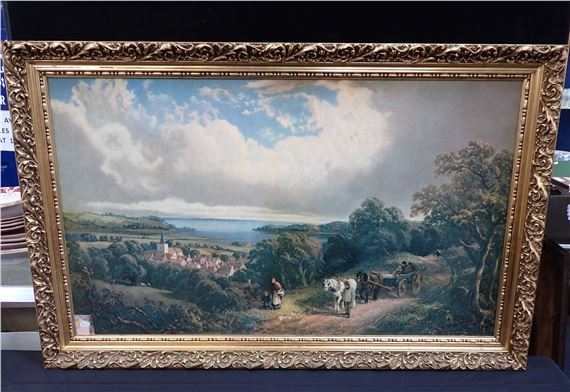 John Constable | FAMILY WITH HORSES AND CART | MutualArt