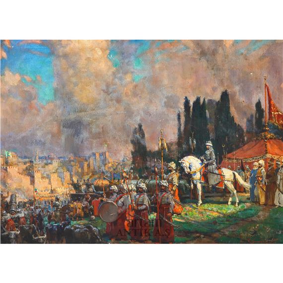 Naci Kalmukoglu | İstanbul’un Fethi (1948) | MutualArt
