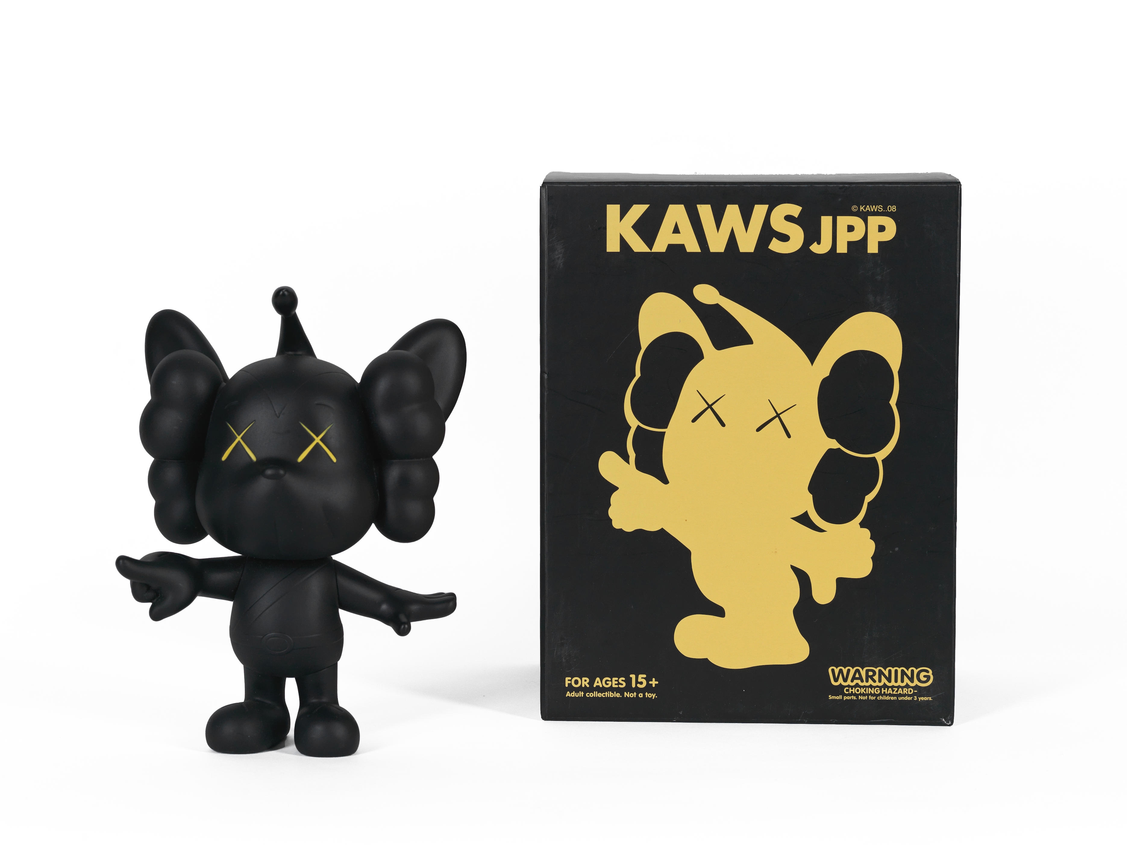 KAWS | KAWS JPP (Yellow and Black) (2008) | MutualArt