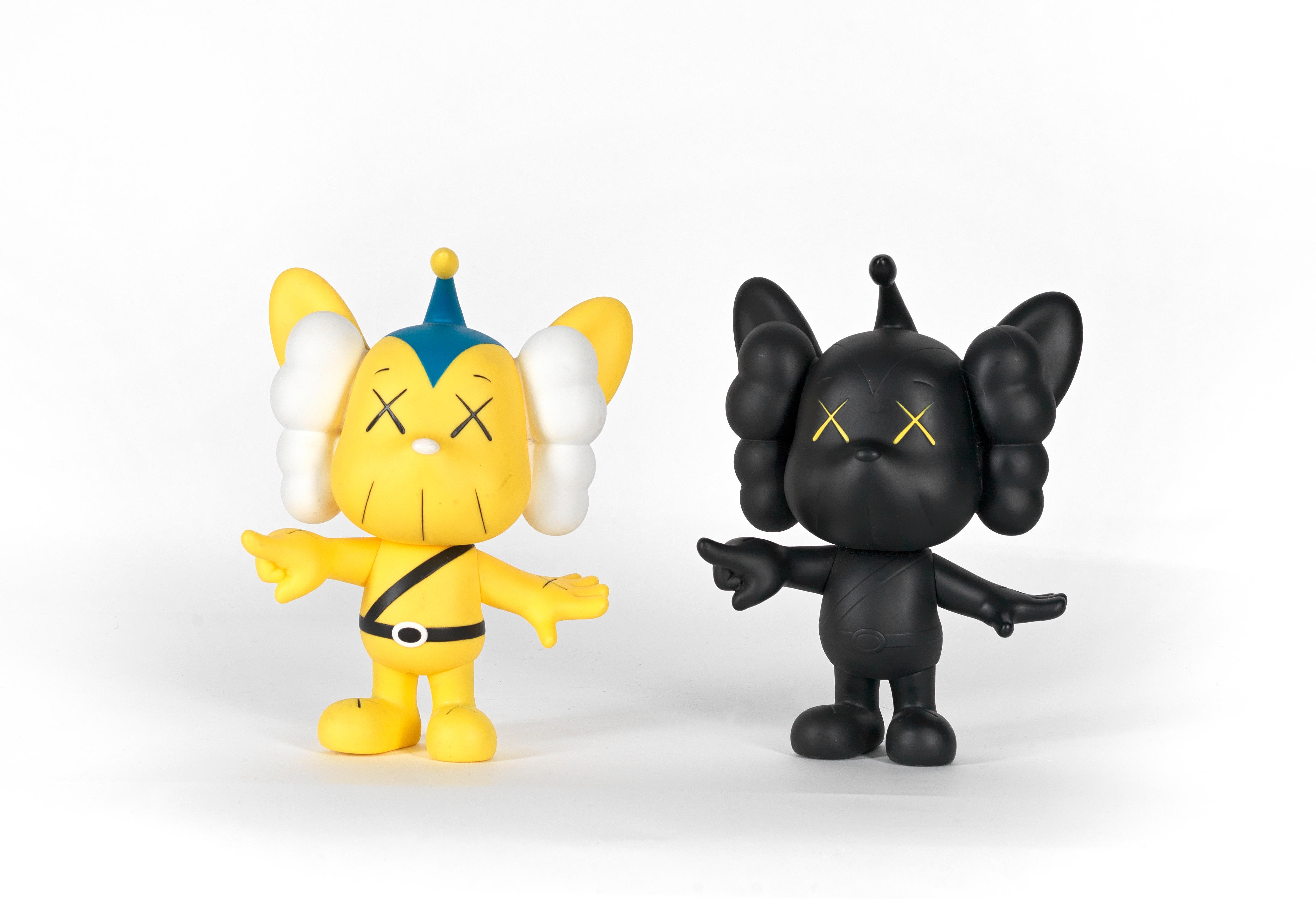 KAWS | KAWS JPP (Yellow and Black) (2008) | MutualArt