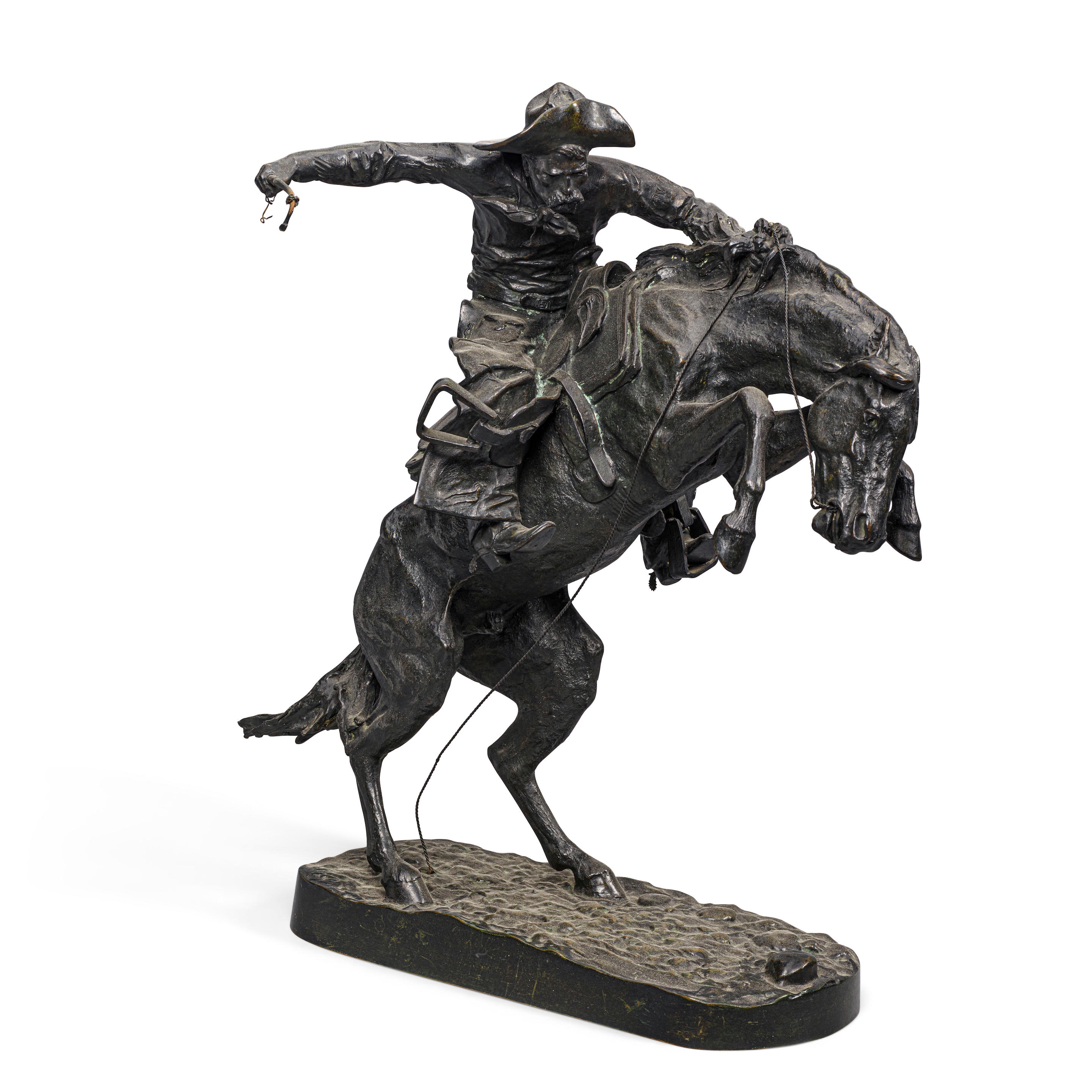Frederic Remington | The Bronco Buster | MutualArt