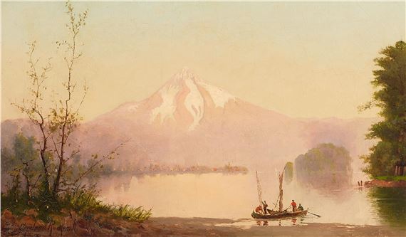 Cleveland Rockwell | Mount Hood from Willamette | MutualArt