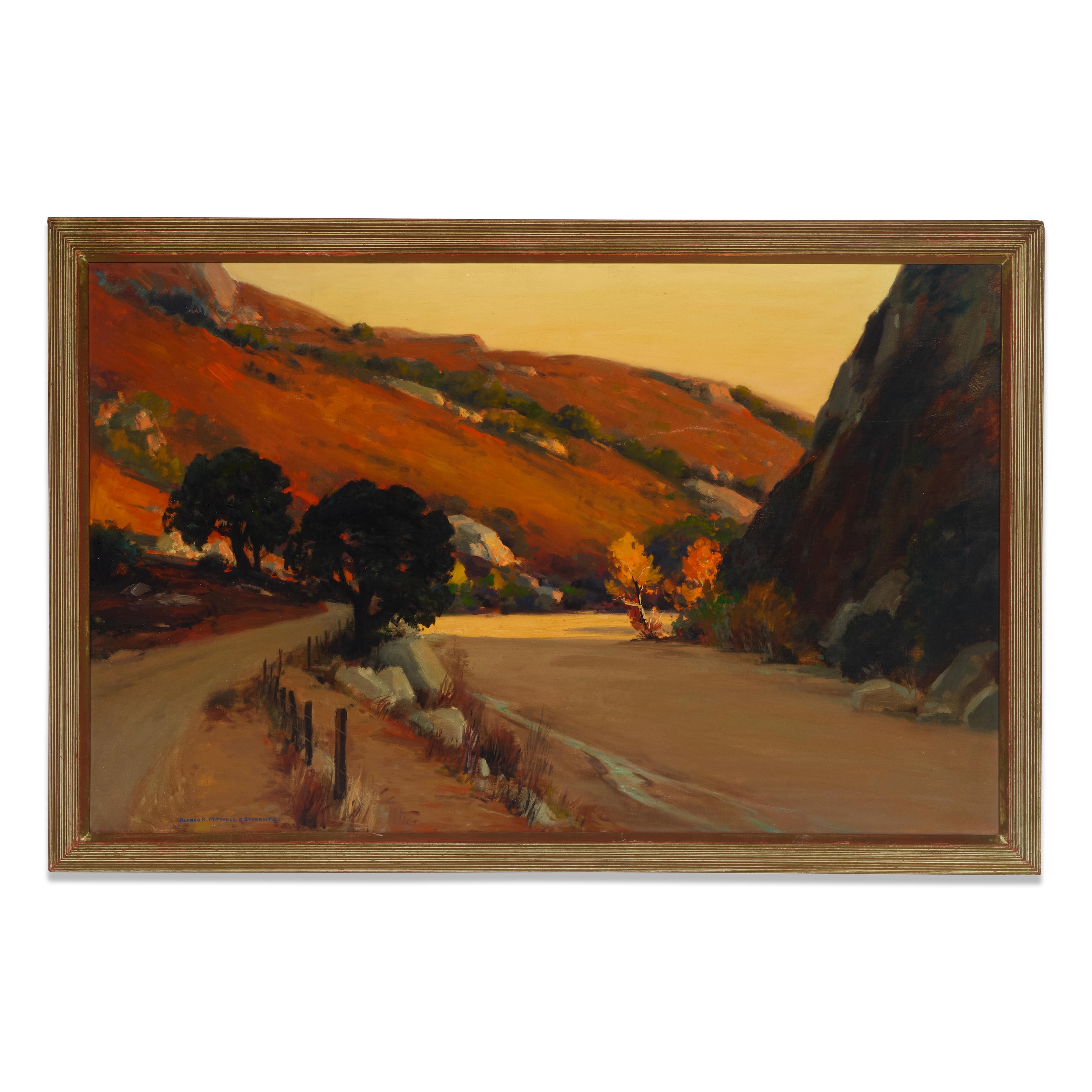 Alfred R. Mitchell | Road Along a Riverbed | MutualArt