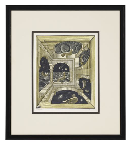 Maurits Cornelis Escher | Other World (1947) | MutualArt
