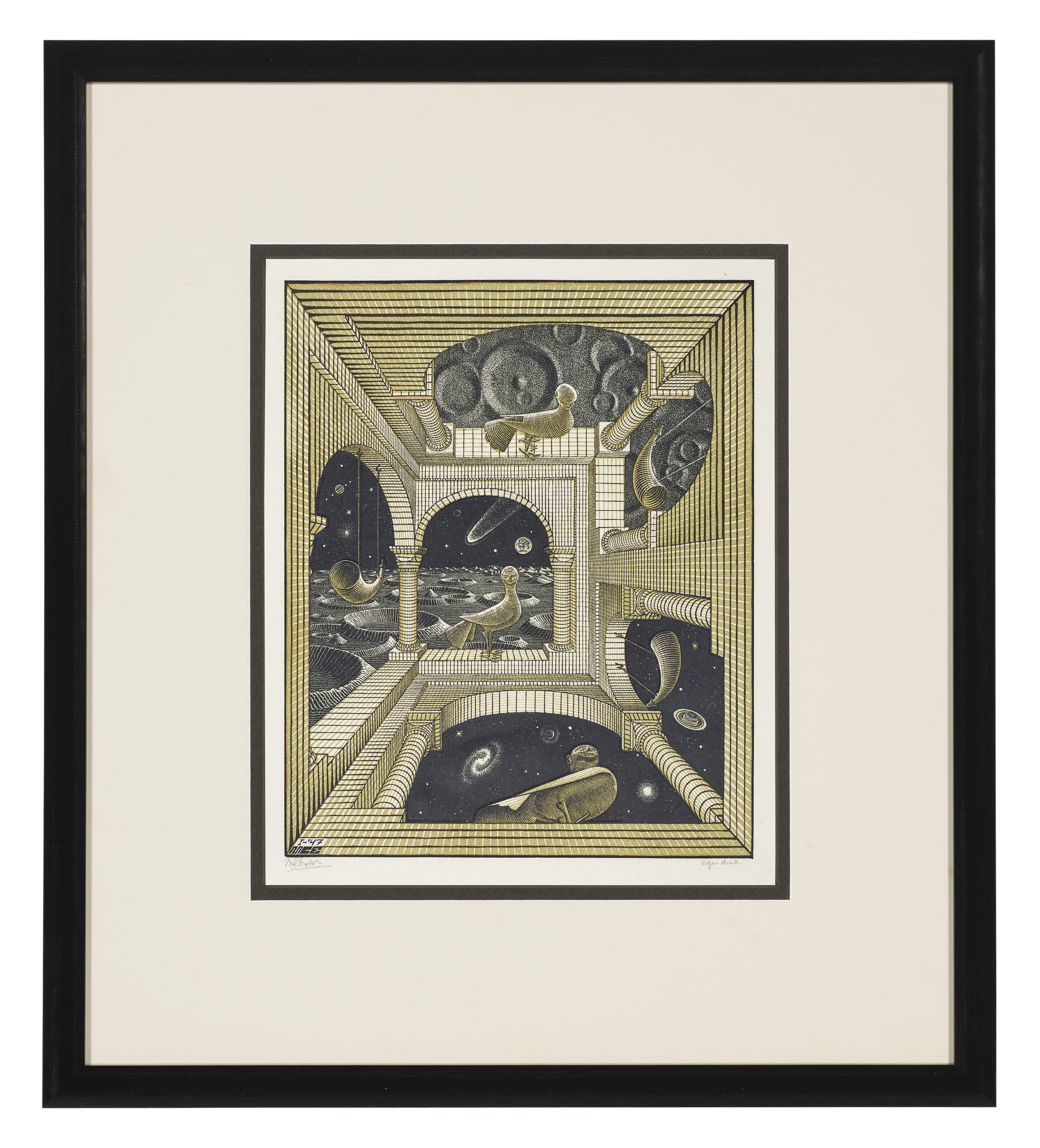 Maurits Cornelis Escher | Other World (1947) | MutualArt