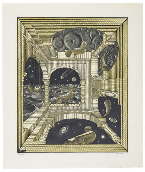 Maurits Cornelis Escher | Other World (1947) | MutualArt