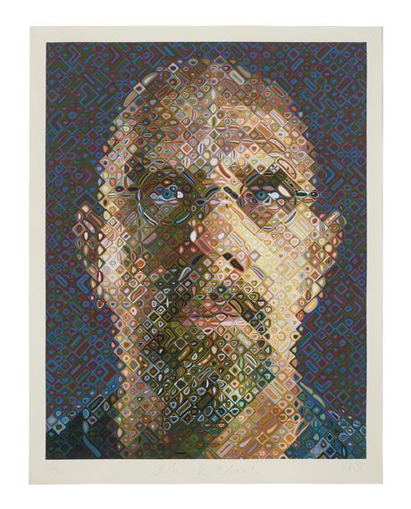 Chuck Close | Self-Portrait (2007) | MutualArt