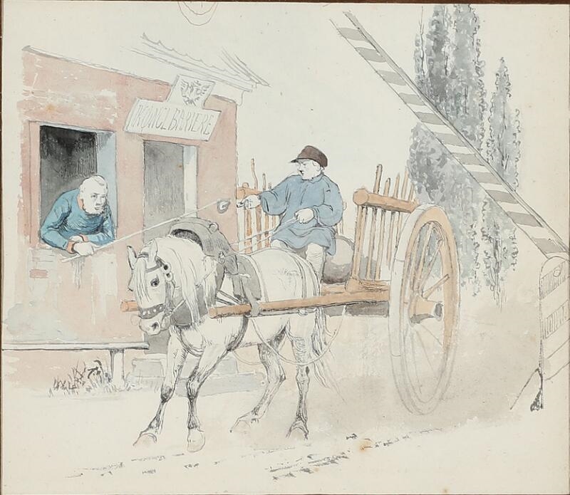 Johan Thomas Lundbye | Depature from Copenhagen (1845) | MutualArt