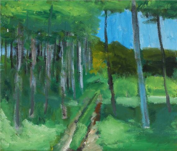 Jens Søndergaard | Skovbillede, sommer (54) | MutualArt