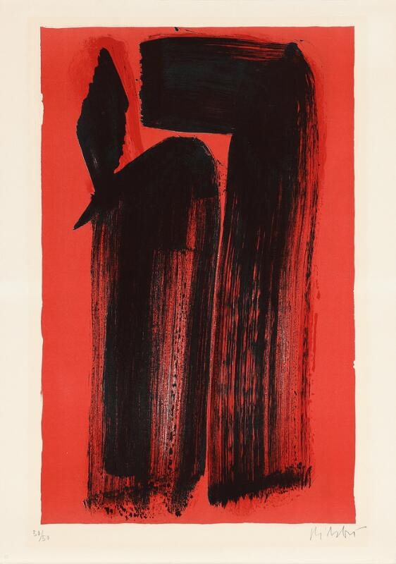 Olivier Debré | Two compositions (70) | MutualArt