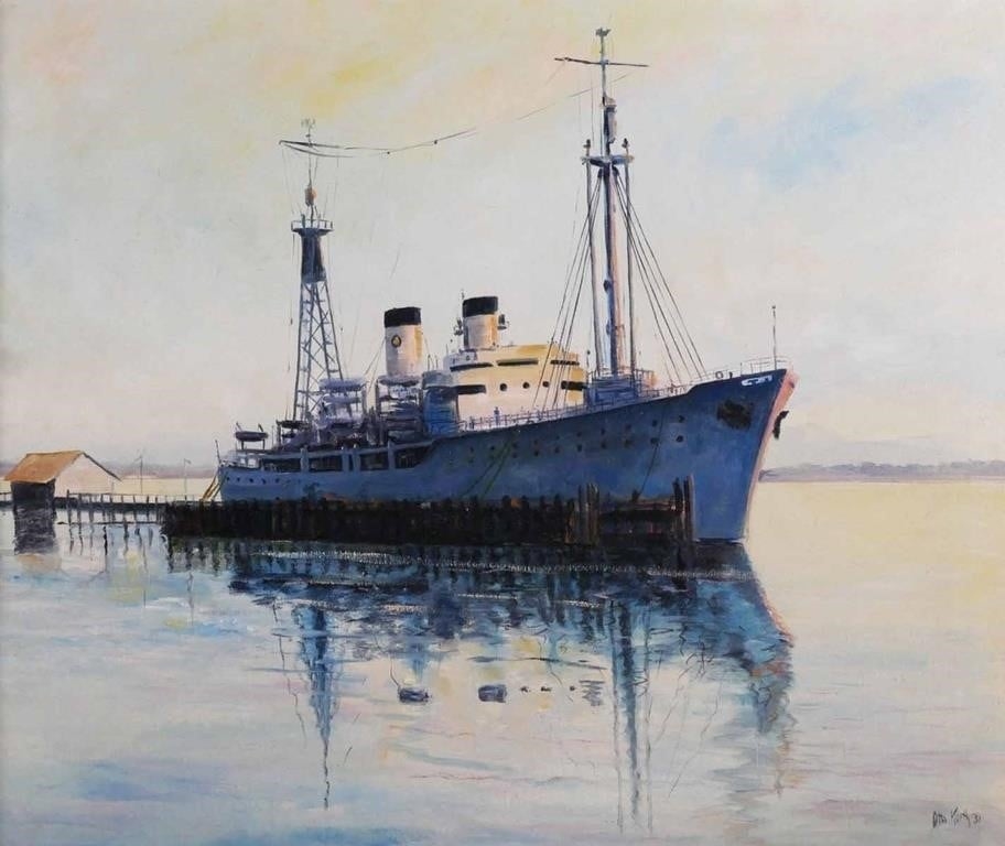 Otto J. Kurth | Training Ship Empire State N.Y.S.M.C at Fort Schuyler ...