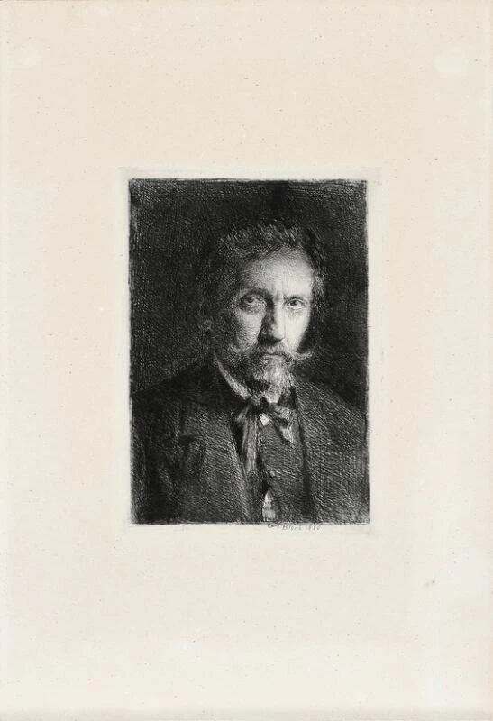 Carl Bloch | The artist's self-portait (1880) | MutualArt