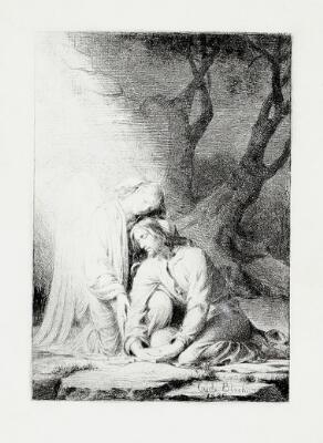 Carl Bloch | Christ in the garden of Gethsemane (1880) | MutualArt