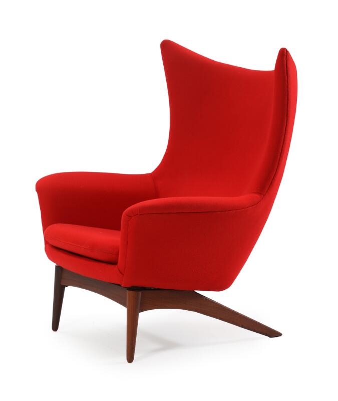 Henry Walter Klein | Easy chair with teak rocking frame (1960s) | MutualArt