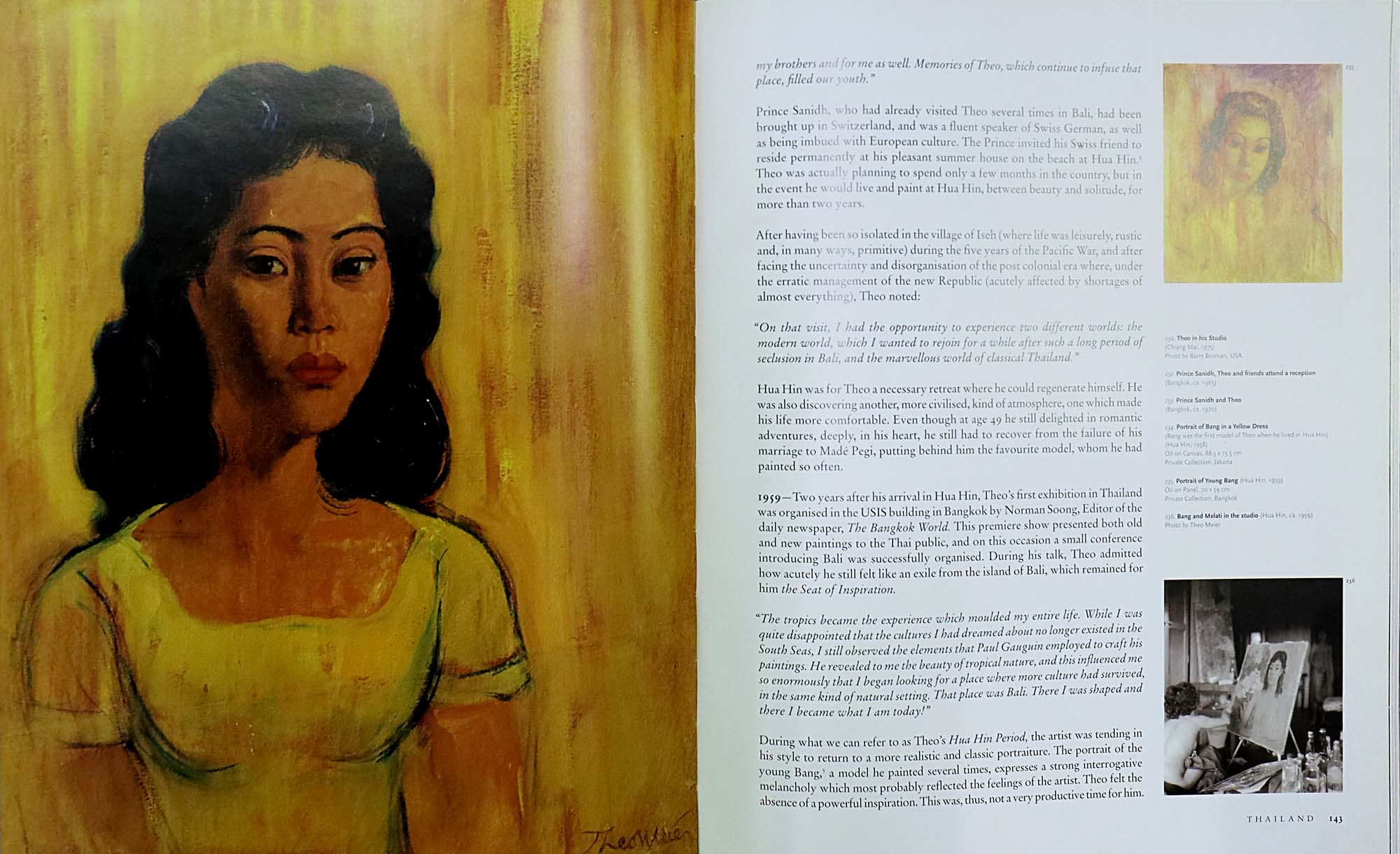 Theo Meier | Portrait of Bang in a Yellow Dress (Bang was the First ...