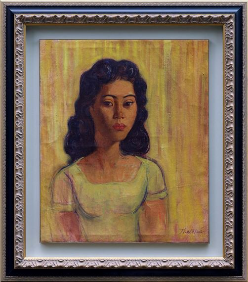 Theo Meier | Portrait of Bang in a Yellow Dress (Bang was the First ...