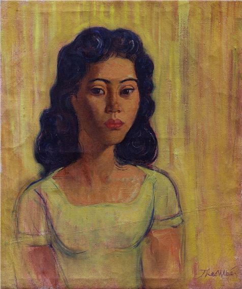 Theo Meier | Portrait of Bang in a Yellow Dress (Bang was the First ...