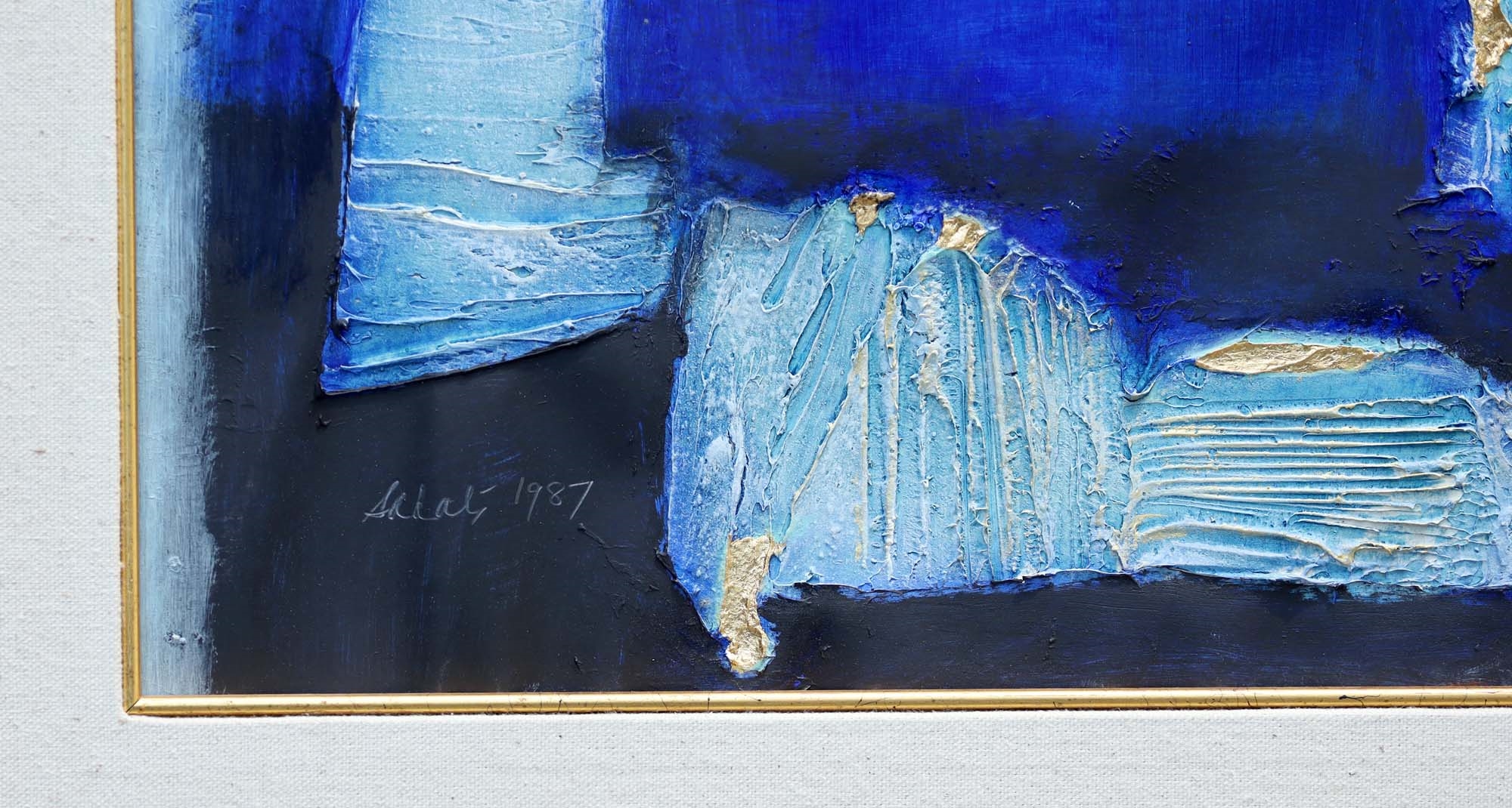 Ahmad Sadali | Four Remnant on Four Separate Blue Toned Planes, 1987 ...