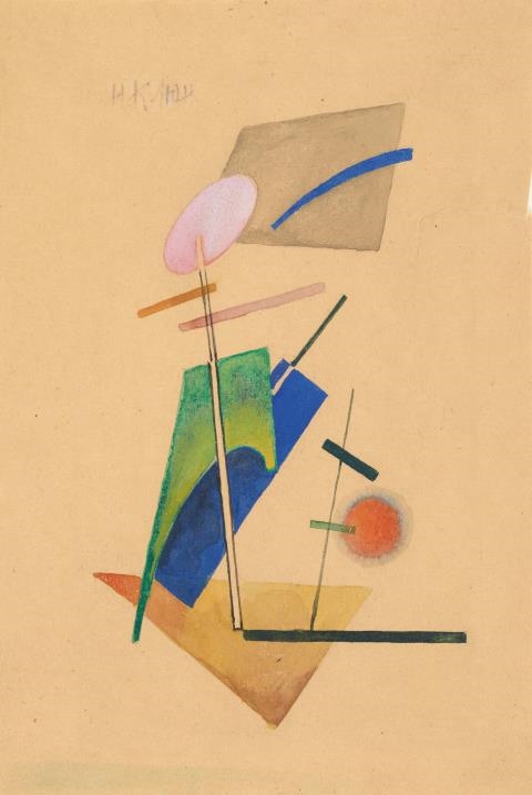 Ivan Kliun | Untitled (Composition with a Small Violet Oval/Composition ...