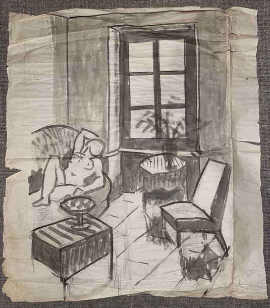 Theodor Pallady | Naked Woman in an Interior | MutualArt