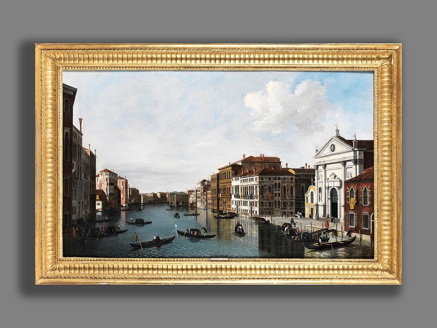 William James | VEDUTE MIT DEM CANAL GRANDE MIT SAN STAE | MutualArt